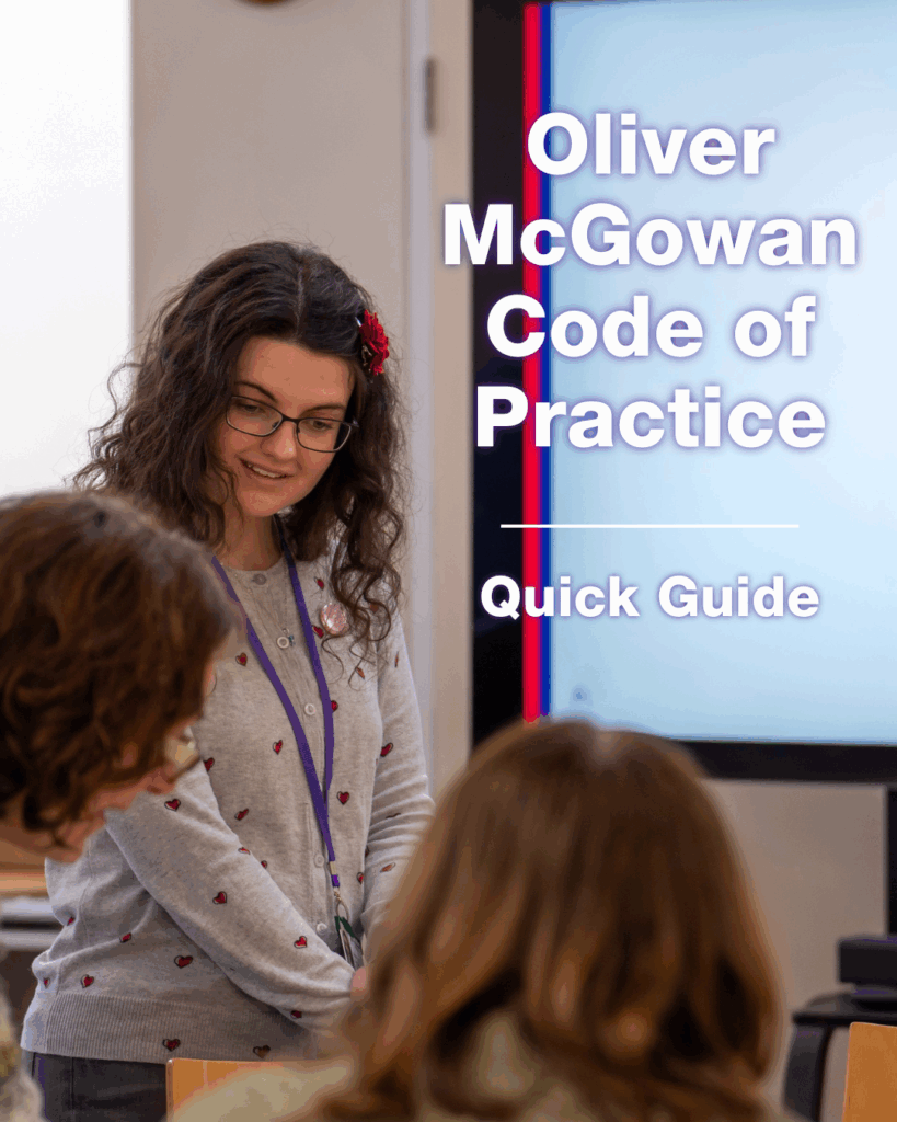 Oliver McGowan Code of Practice - Quick Guide